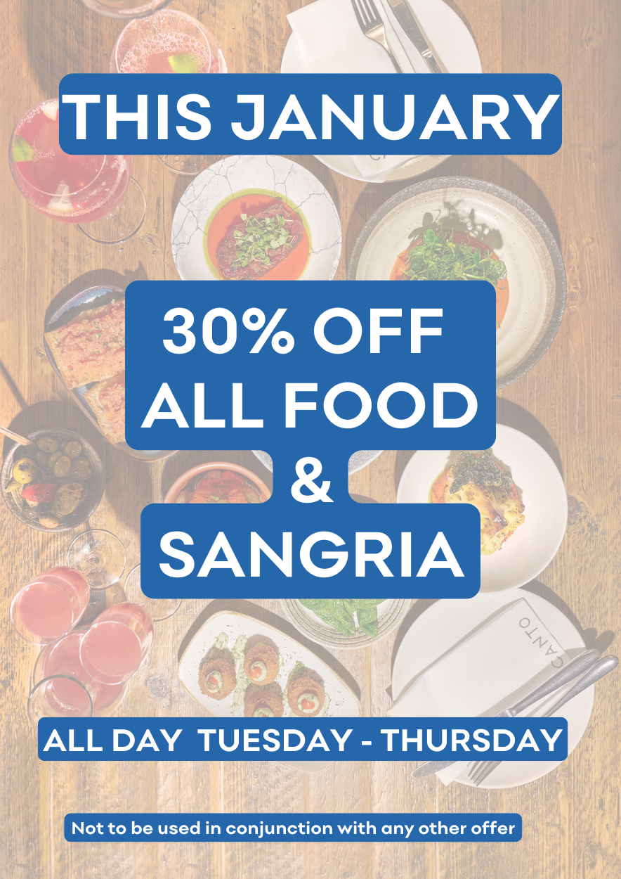 Menus - view our food and drinks menus here - Canto Restaurant